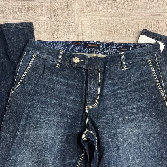 Seven7 | Jeans | Seven Premium Jeans White Stitching | Poshmark